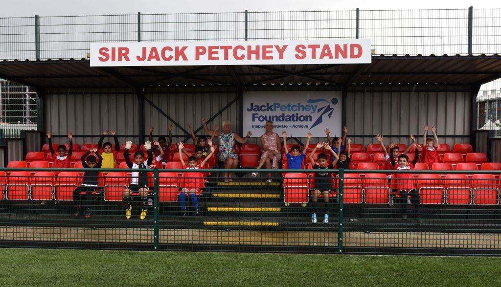 Sir Jack Petchey stand opened at Frenford Club’s new football pitch ...