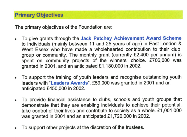 From the Archive: The Year 2001 | Jack Petchey Foundation